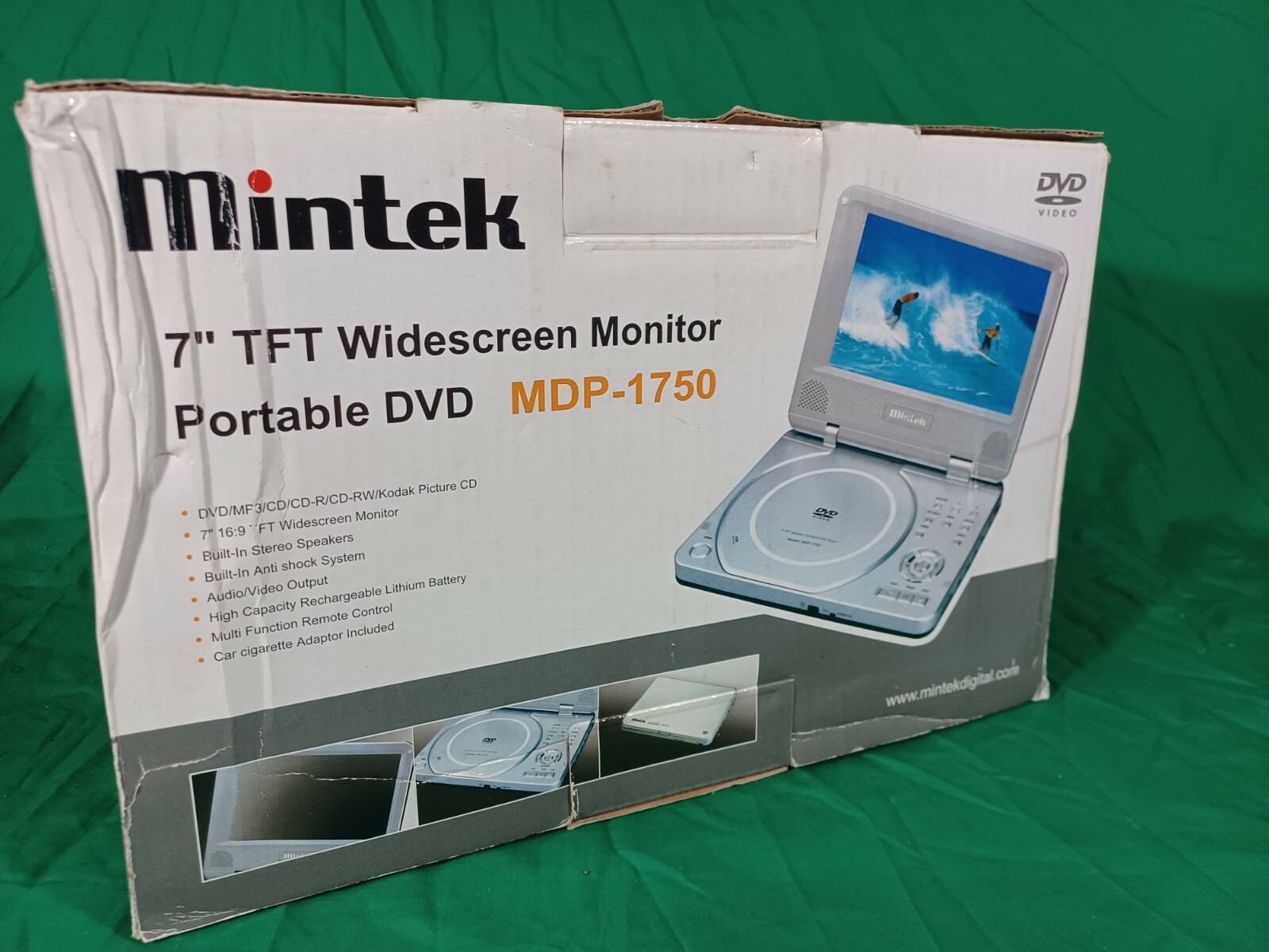 Mintek MDP-1750 Portable DVD Player (7") for sale online | eBay
