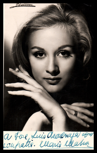 María Mahor 🖋⭐ Signed Autograph - Stunning Portrait Original Photo K 11 ...
