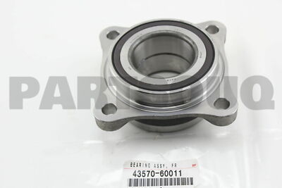 4357060011 Genuine Toyota BEARING ASSY, FRONT AXLE W/ABS ROTOR, RH/LH ...