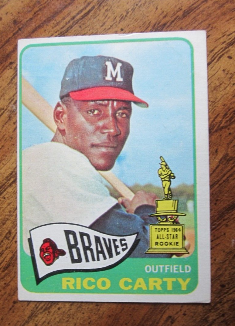 Rico Carty 1965 Topps #305 Trading Card MLB Baseball Milwaukee Braves ...