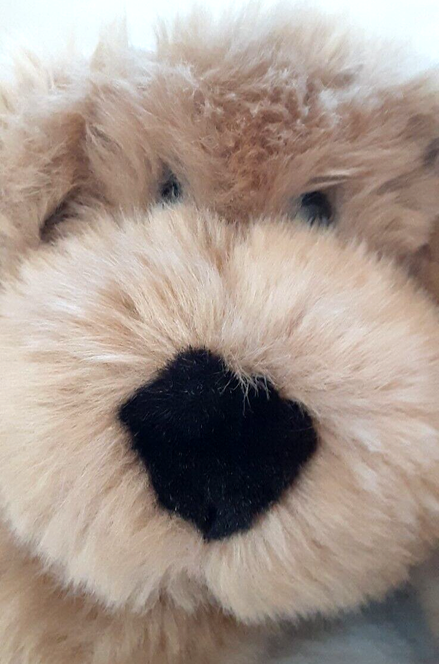 Commonwealth Brown Laying Puppy Dog Plush Stuffed Animal 11" Long ...