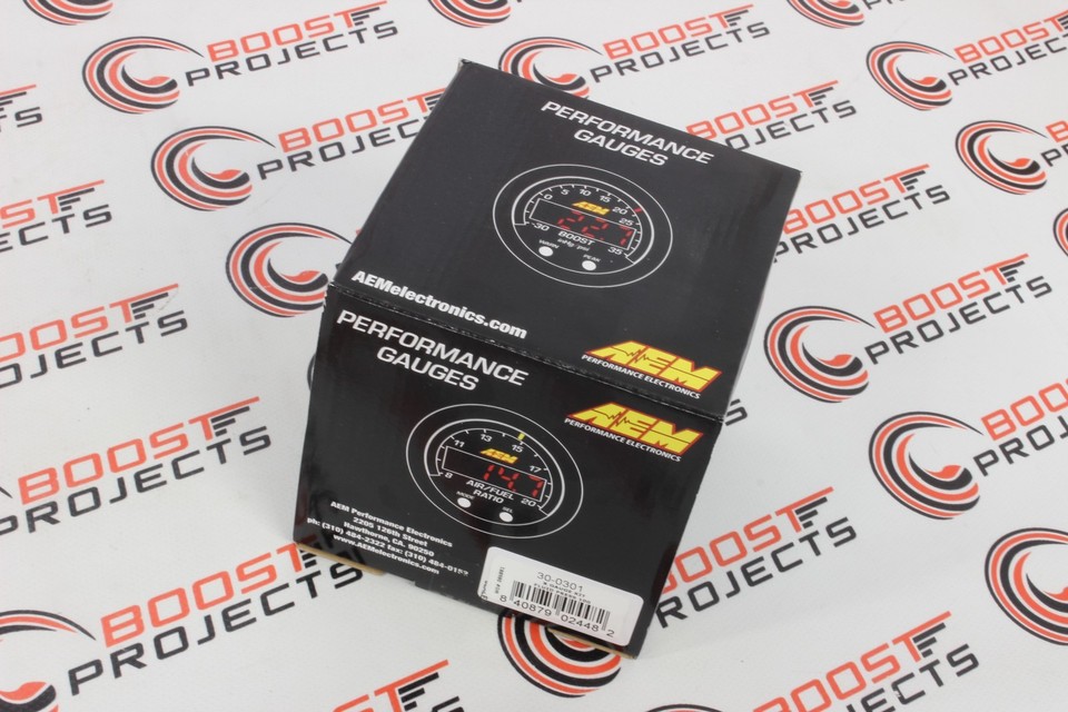 AEM X-Series Oil / Fuel Pressure LED Display Gauge 0~100psi / 0~7bar 30 ...