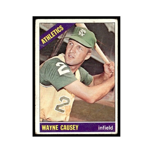 1966 Topps Wayne Causey Kansas City Athletics #366 | eBay