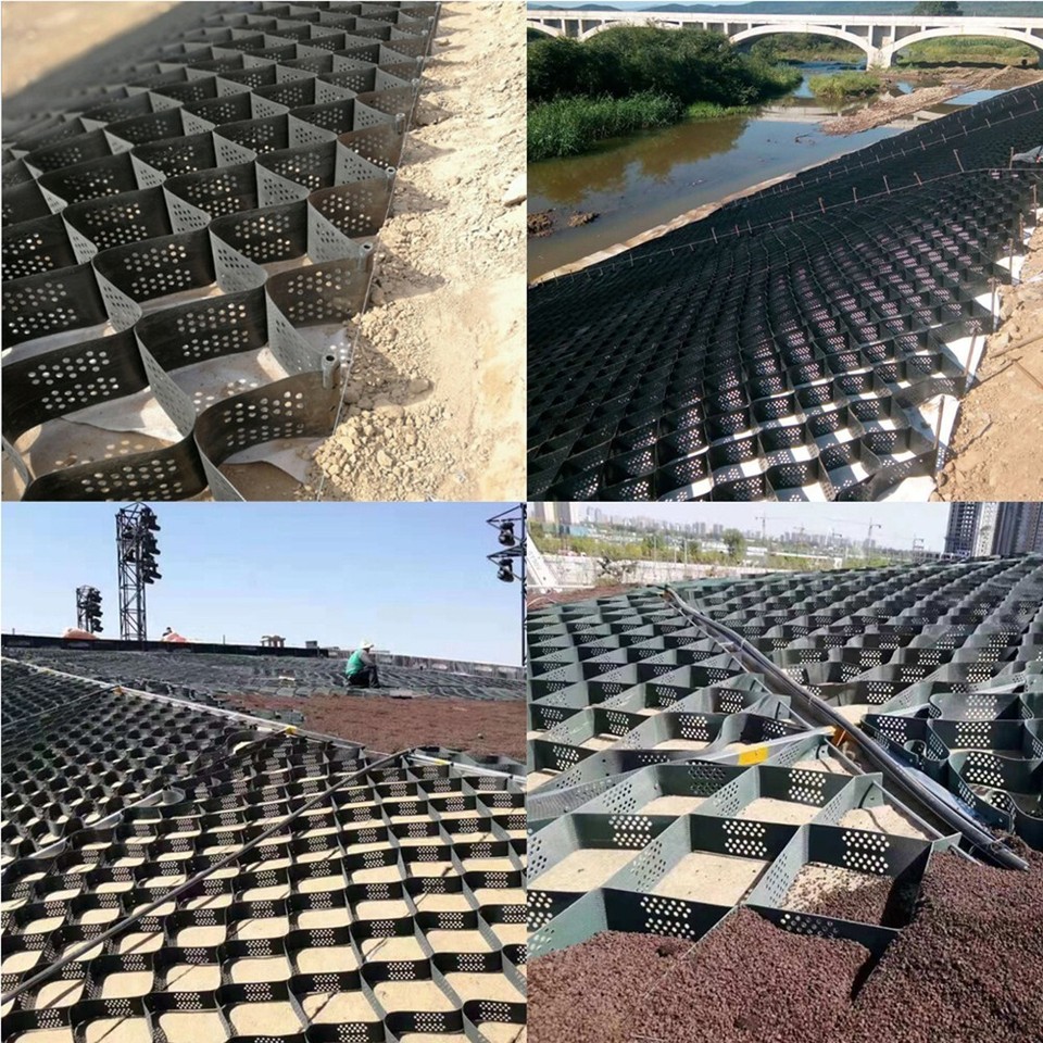HDPE Geo Grid Ground Grid Honeycomb Geocell Permeable Pavers New 2m*4m ...