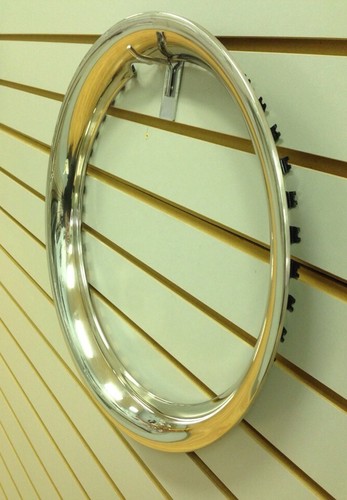 15" Stainless Steel Beauty Rings Trim Ring Set Of 4 | Front | 1515S | 15 in