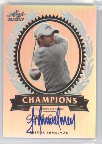 2011 Leaf Metal Champions /50 Trevor Immelman #CH-TI1 Auto | eBay