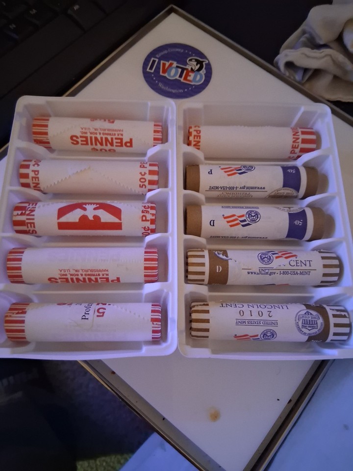 2009-10 Lincoln Cent Mint Wrapped P & D 10 Roll Set LP1 LP2 LP3 LP4 LP5 - H/T | eBay