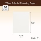 30 Sheets, Water Soluble Dissolving Paper, Letter Size, 8.5 x 11 In | eBay