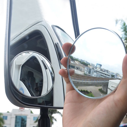 95mm Car Parts Blind Spot Mirror Round Convex Wide Angle Rear View ...