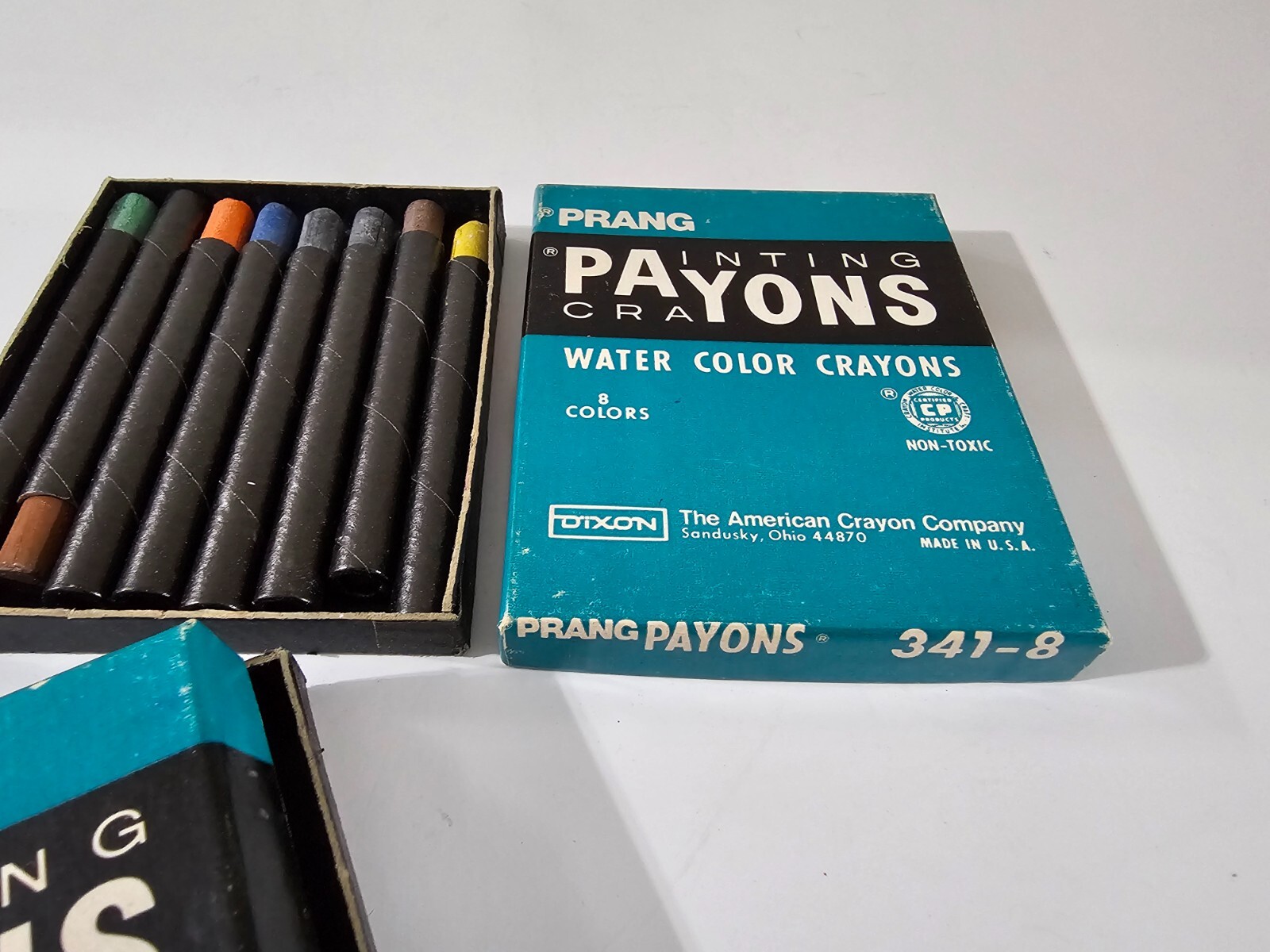 Vintage PRANG Painting Crayons #341-8 The American Crayon Co - 14 Total ...