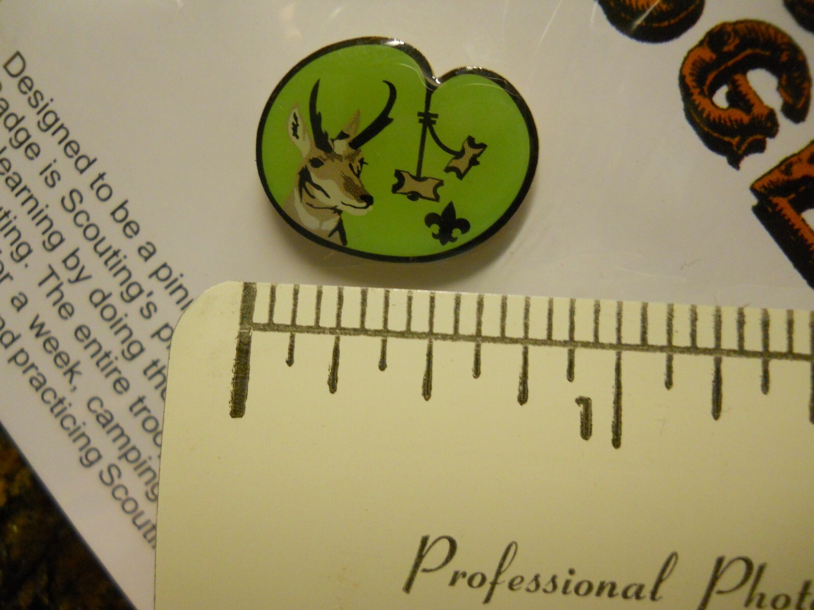 BOY SCOUTS OF AMERICA WOOD BADGE ANTELOPE PATROL LAPEL OR HAT PIN (NEW ...