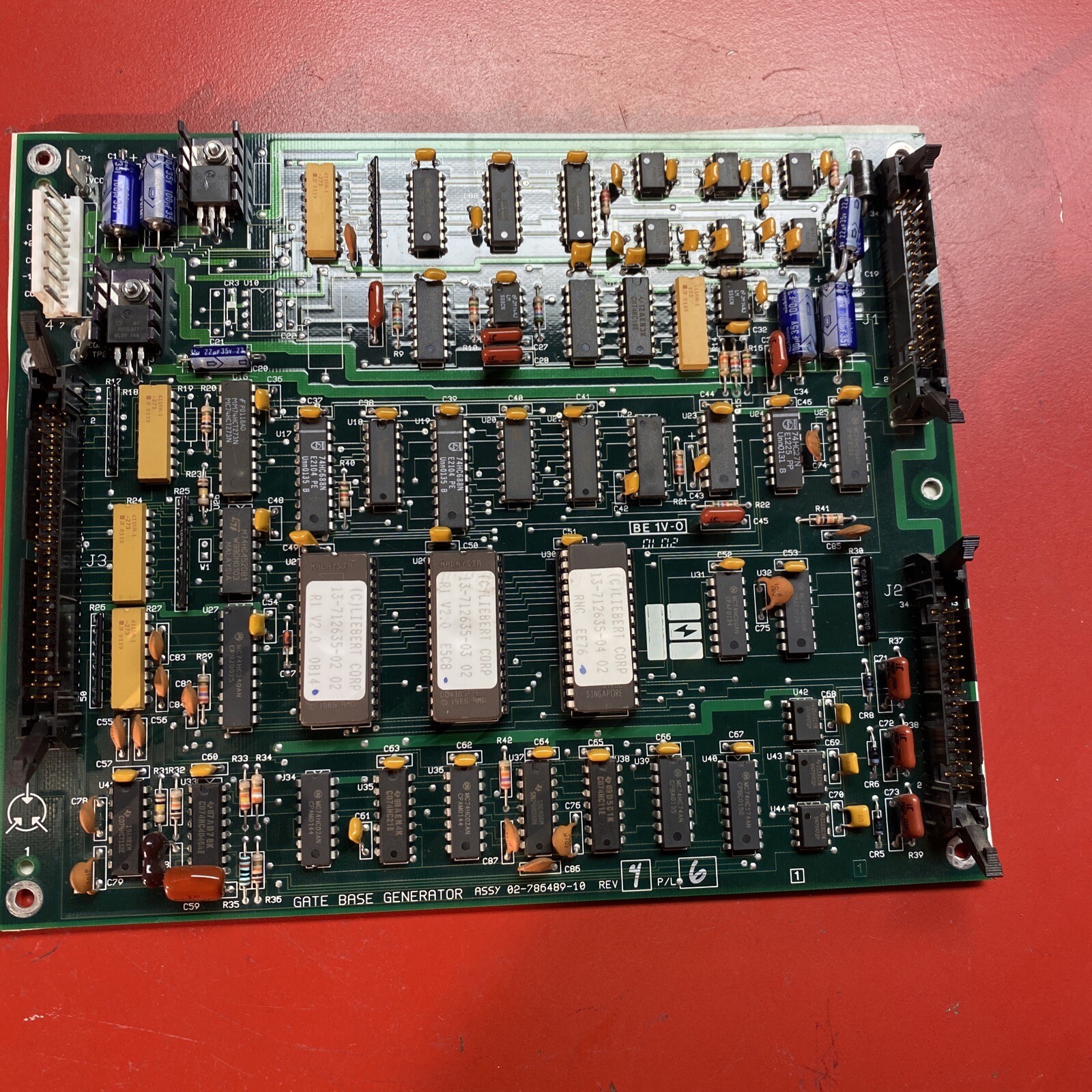 Liebert 02-786489-10 Rev 4 P/L 6 Gate Base Generator Board | eBay