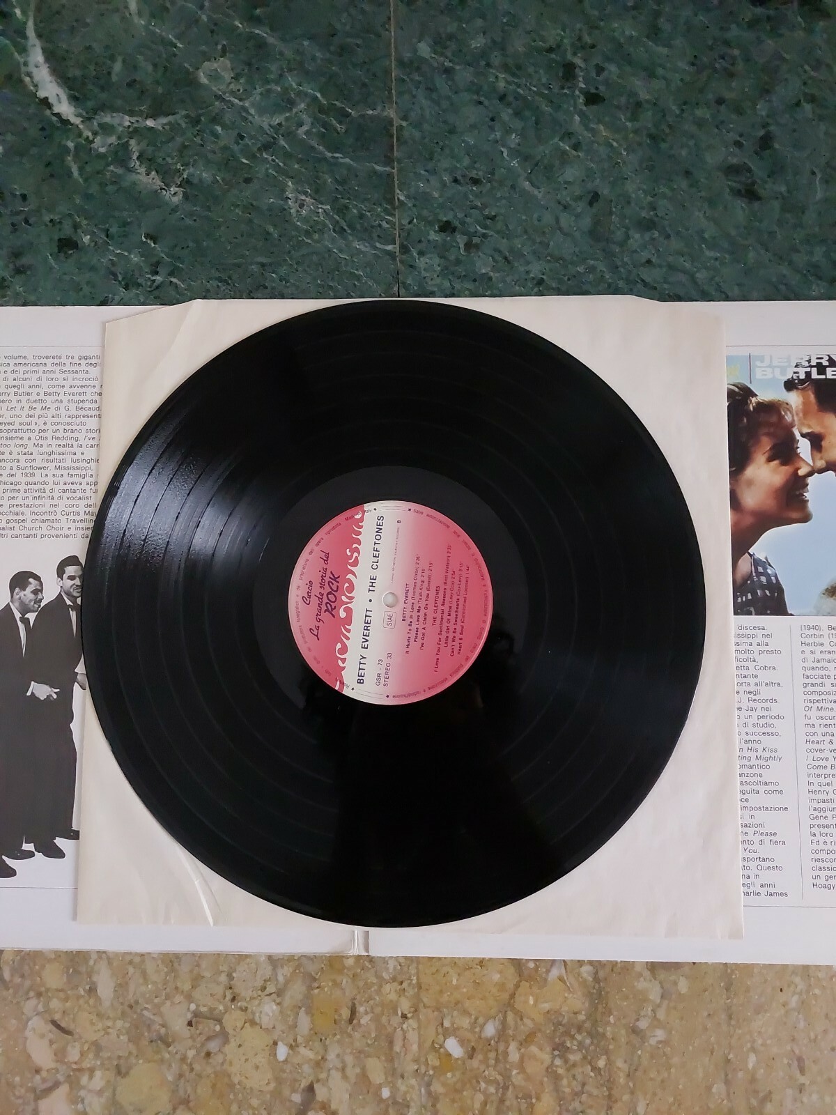 DISCO 33 GIRI VINILE "LA STORIA DEL ROCK" N°73 JERRY BUTLER BETTY ...