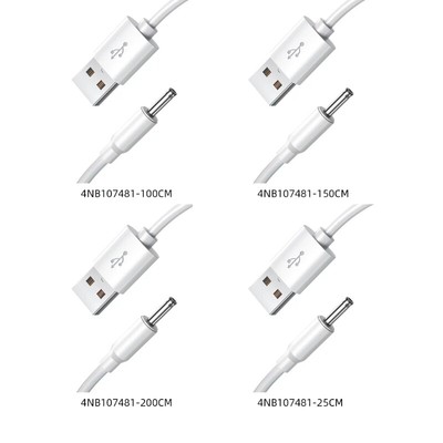5V USB to DC35135 Power Cable Cord Support Charging Wide Compatibility ...