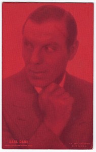 Carl Dane 1920's Silent Film star Exhibit Post Card | eBay