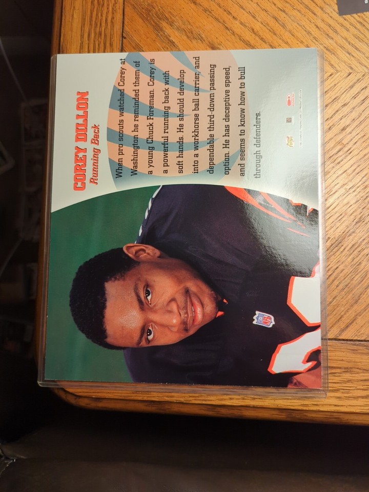 1997 Leaf 8x10 Autographed Corey Dillon Rookie RC Cincinnati Bengals | eBay