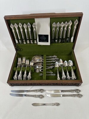 International Deep Silver Countess Flatware 100 piece set in box | eBay