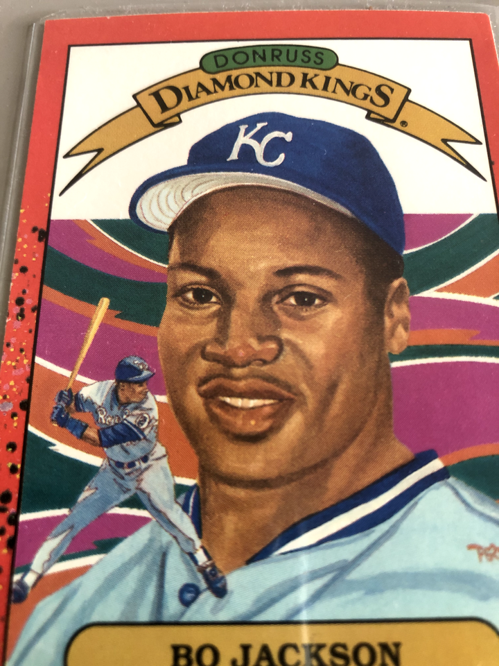 1990 donruss bo jackson diamond kings error card | eBay