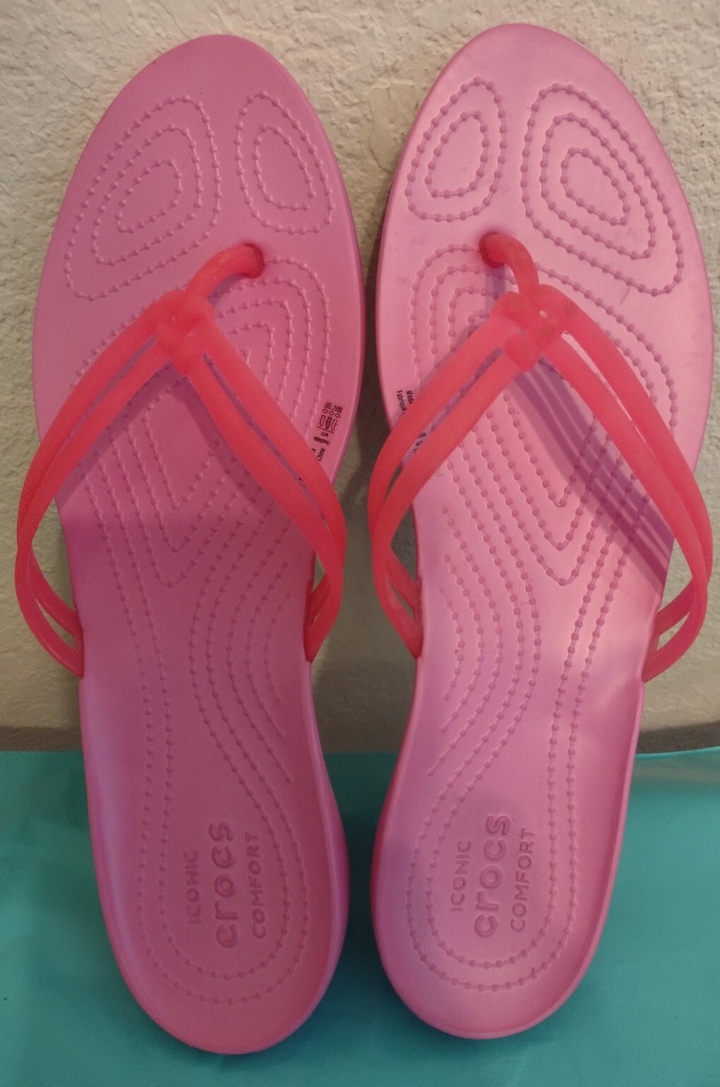 Crocs Isabella Flip Flop Sandals Women’s Size 11 Pink… - Gem