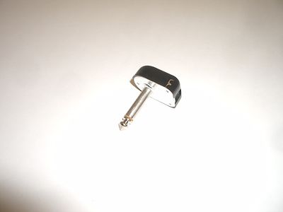 SWITCHCRAFT 220 1/4" MONO TS RT ANGLE BLACK AUDIO CONNECTOR PLUG SCREW ...