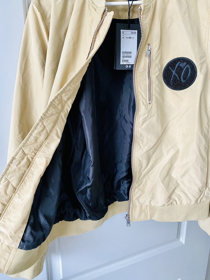 NWT The Weeknd X H&M Bomber Jacket Big XO Logo Size Medium | eBay