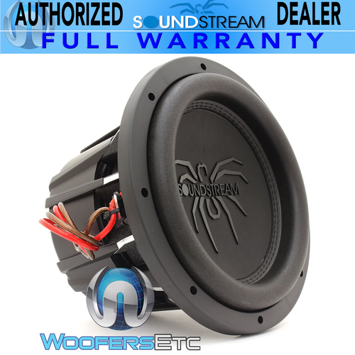 SOUNDSTREAM T5.102 10" TARANTULA 1800W MAX DUAL 2-OHM SUBWOOFER BASS ...