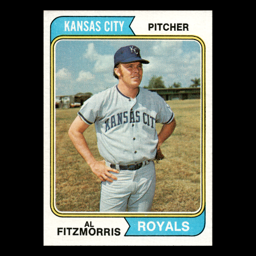1974 Topps Al Fitzmorris #191 Royals Centered Vintage NM-MINT | eBay
