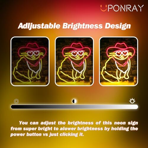 Neon Sign, Cat Neon Sign for Wall Decor, LED Neon Sign, Cowboy Kit ...