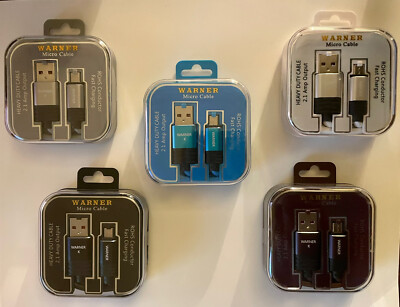 Android charger WARNER Samsung Cell Phone Android Charger Micro Cable ...