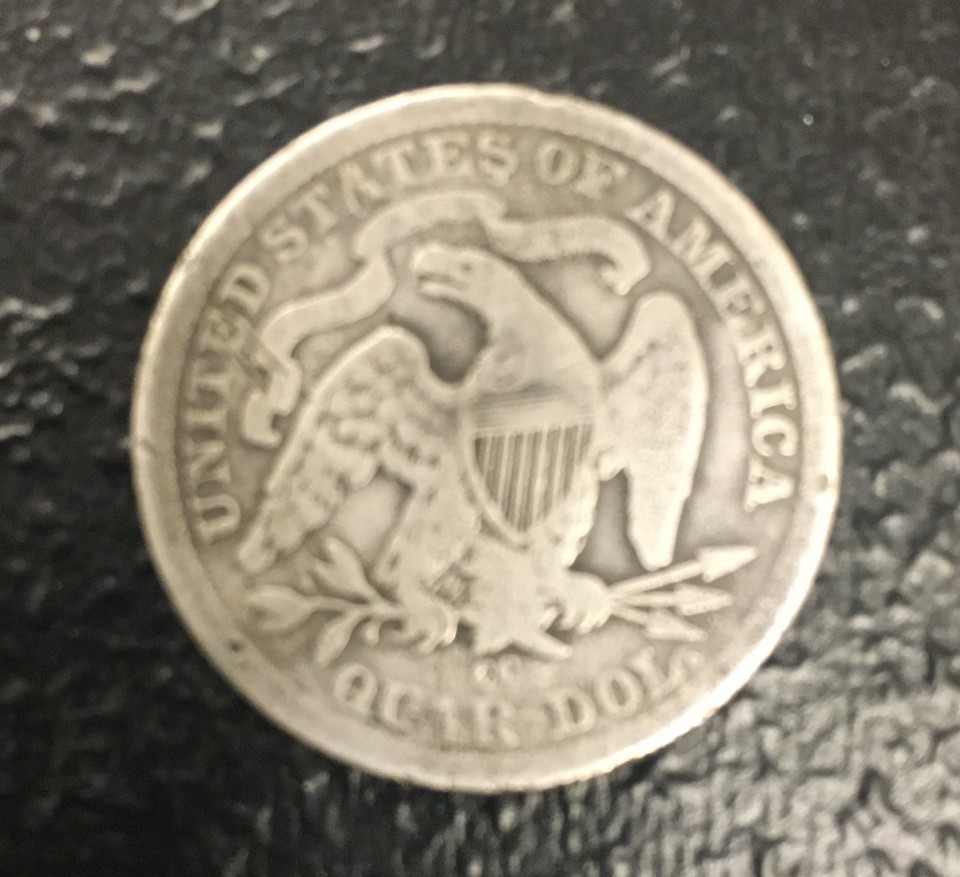 1877 CC SEATED LIBERTY QUARTER 25C Carson City 90% Silver | eBay