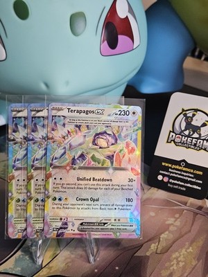 Terapagos ex - 092/131 Double Rare Prismatic Evolutions Pokemon TCG NM x1 | eBay
