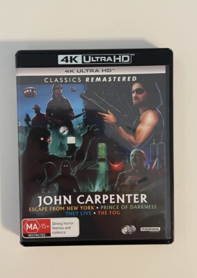 John Carpenter Collection - 4K Blu-ray - OOP - Studiocanal - Region B ...