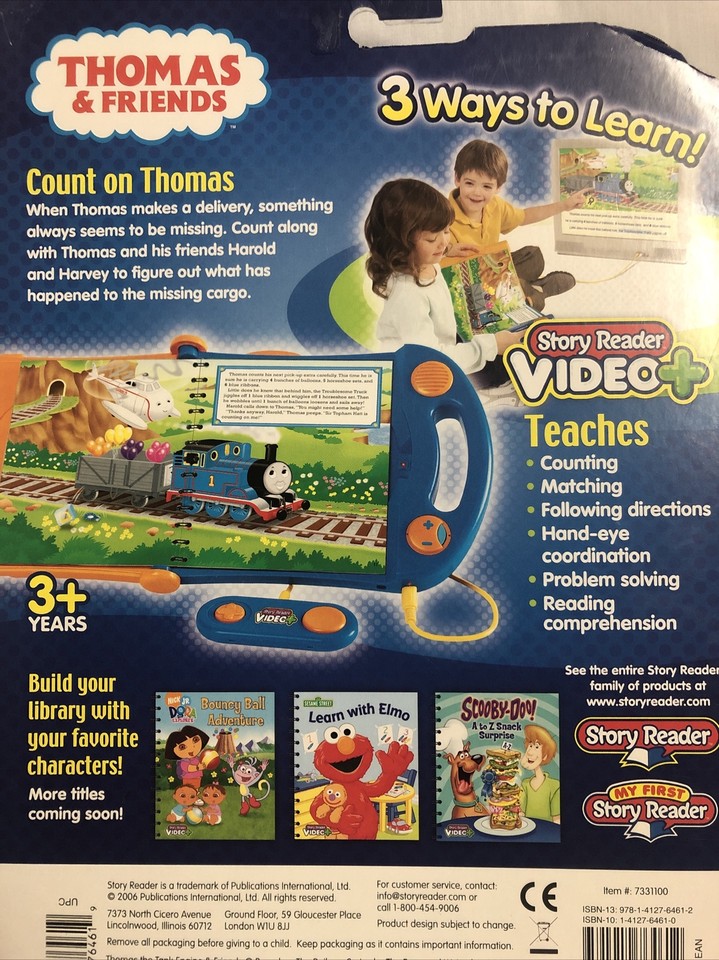 Thomas & Friends Count on Thomas Story Reader Video + /Plug Play & Read ...