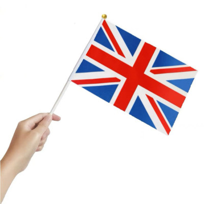 6PCS 10x15cm UNION JACK SMALL HAND WAVING OUTDOOR FLAG British WIth ...