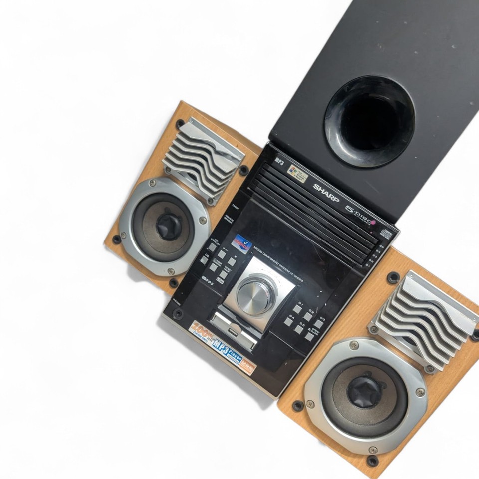 Sharp XL-UH90H Micro Component Stereo System 100W 5-Disc CD MP3 w ...