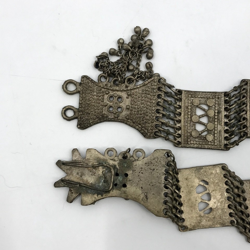 Antique Yemen Yemeni Silver Jewish Bedouin Belt Ethnic Tribal ...