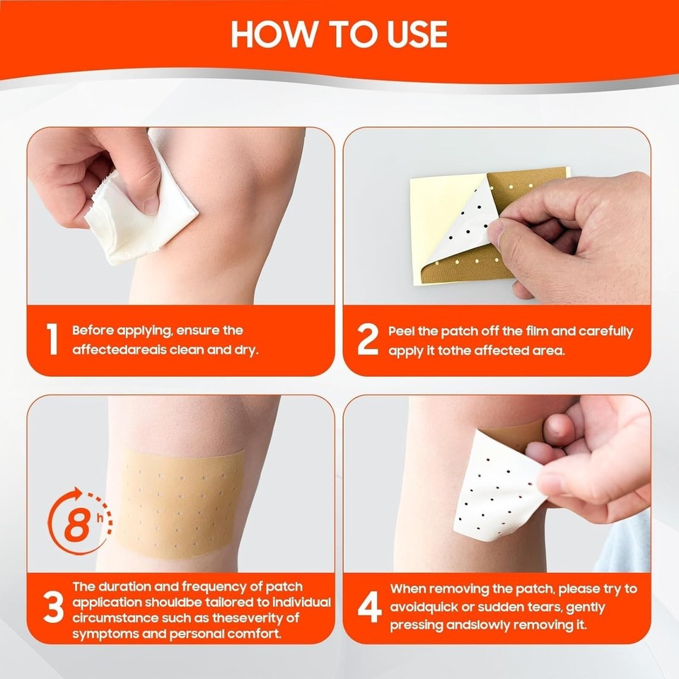 40pcs Signal Pain Relief Patches, All Natural Tiger Heat Patches Ultra ...