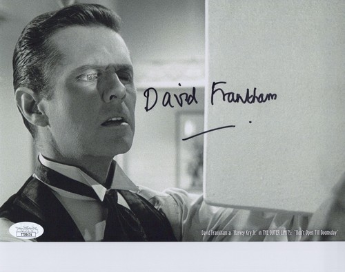 DAVID FRANKHAM Signed THE OUTER LIMITS 8x10 Photo Autograph JSA COA ...