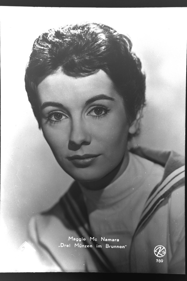 Vintage Glass Negative Maggie Mc Namara American stage, film, TV actor ...