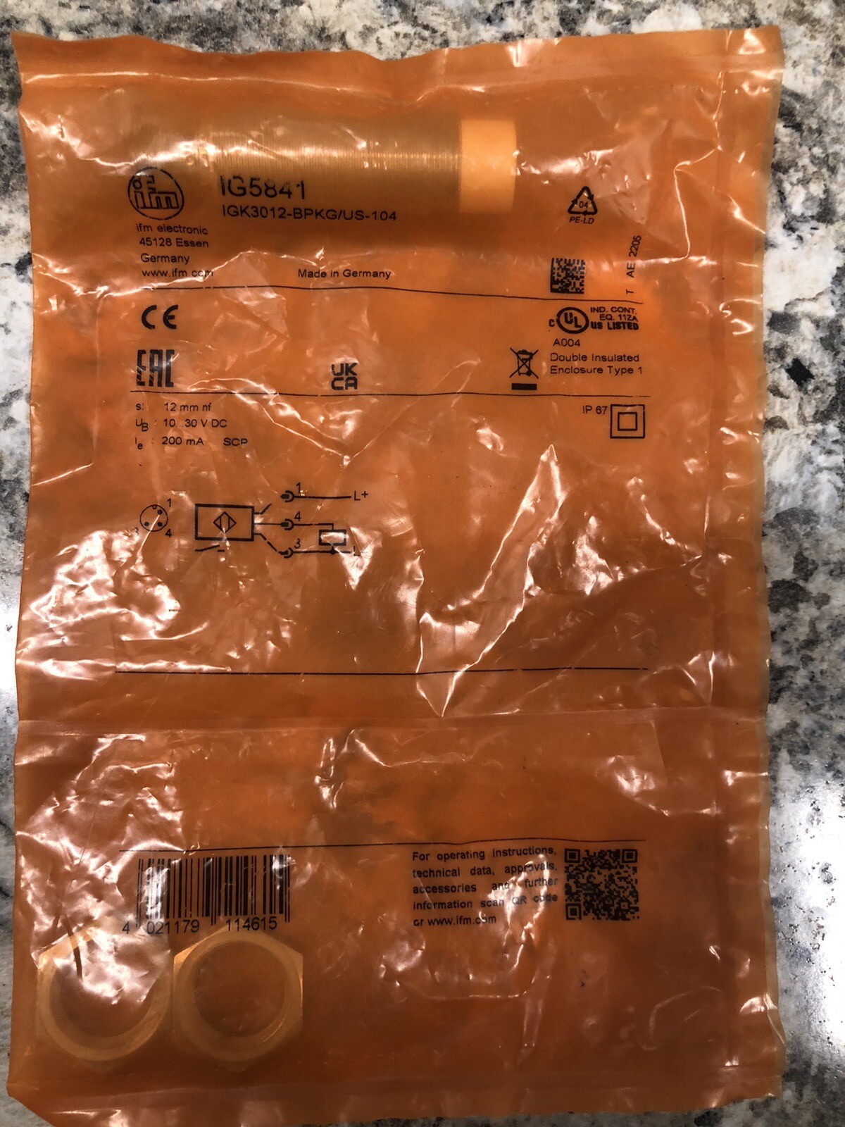 ifm EFECTOR IG5841 Inductive PROX Switch for sale online | eBay