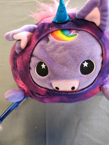 Small Purple Rainbow Cow Blue Pink Moosh-Moosh Plush Soft Squishy | eBay