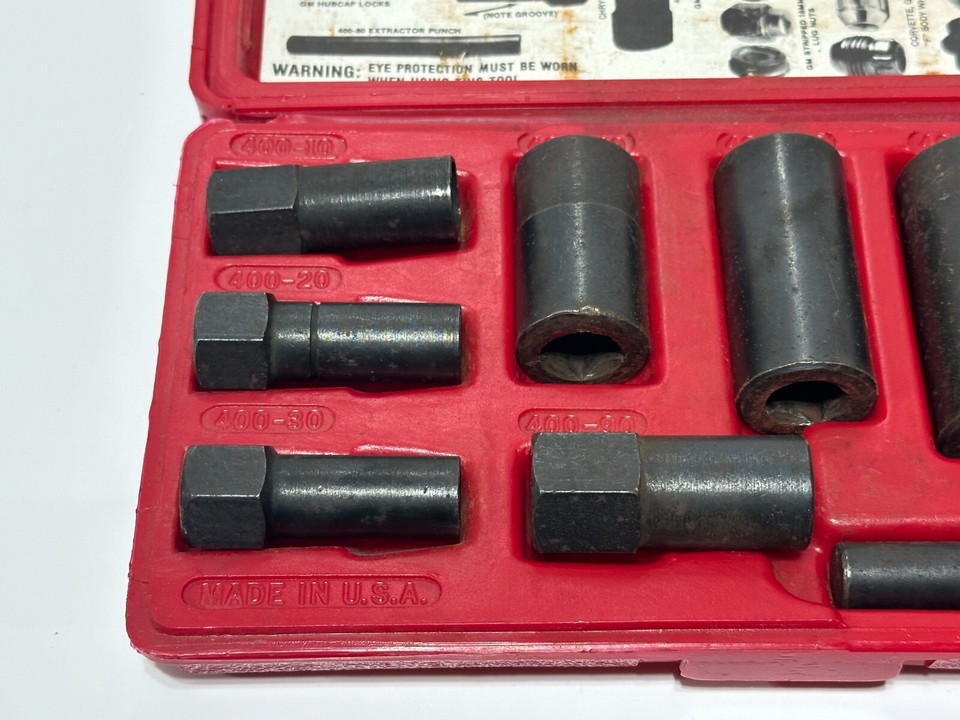 Matco Tools USA WCK402 Wheel Lock Removal Remover Kit Set in Red Case ...