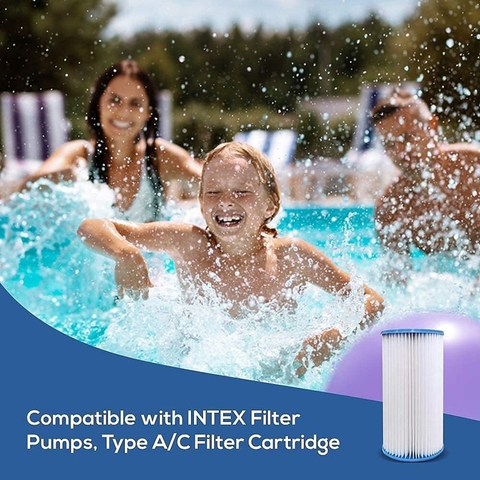 Replacement Filter Cartridges Type A or C 29000e/59900e INTEX Pools 6-Pack NEW | eBay