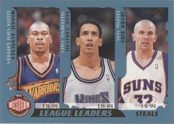 2001-02 Topps - #218 Allen Iverson, Jason Kidd, Baron Davis for sale ...