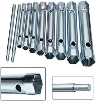 10Pcs Dual-Ended Wrench Socket Plumber Back Nut Tap Spark Plug Spanner ...