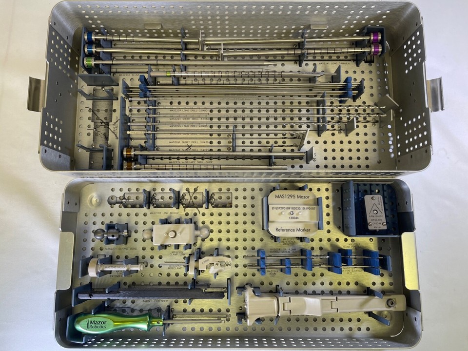Medtronic Mazor X Tray Reference Marker Instrument Set Navigated Neuro ...