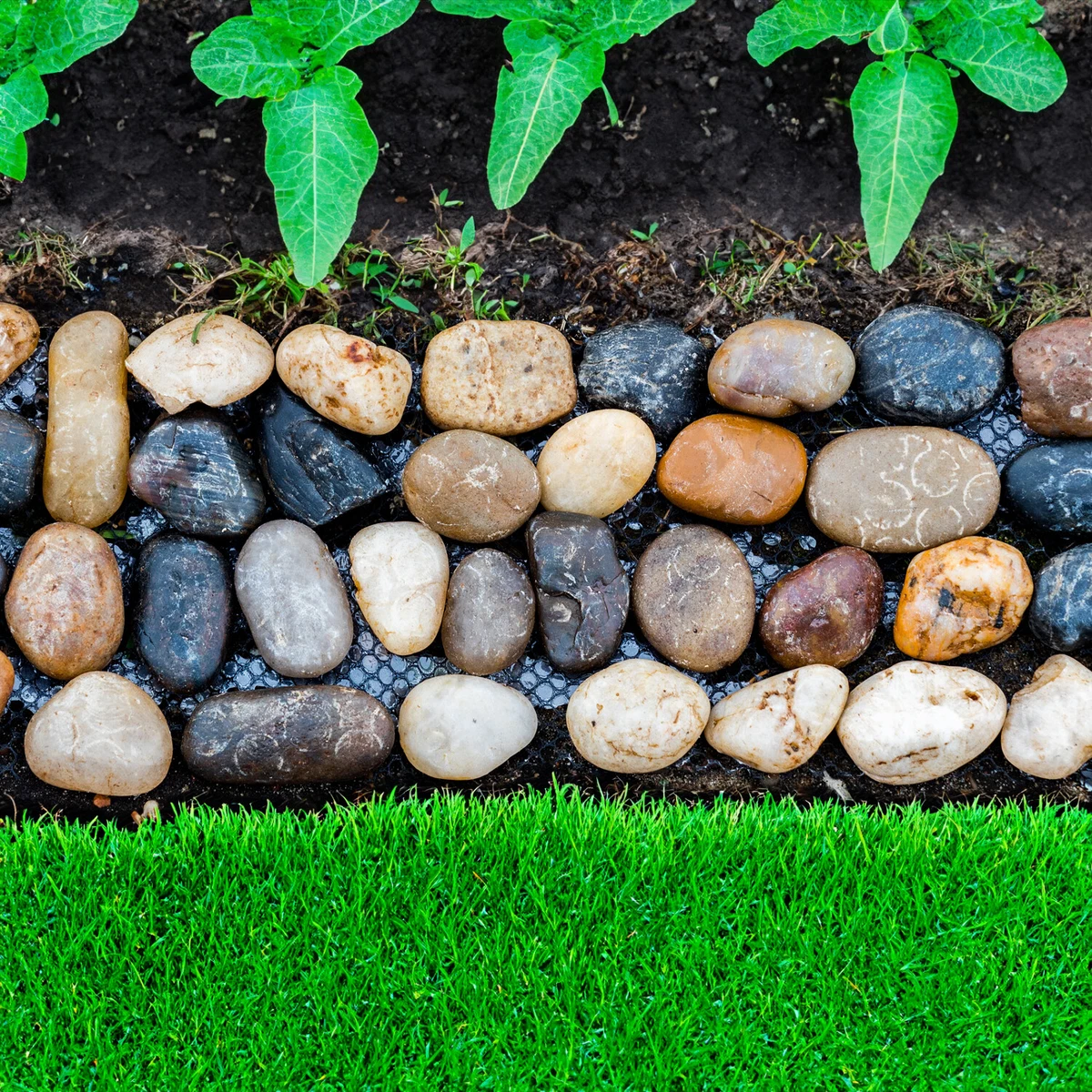 Decorative Lawn Edging Stones | Shelly Lighting