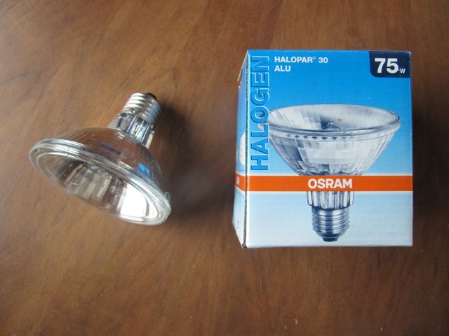 Halopar 30 Alu OSRAM 64841 FL Halogen 75w Flood 30º E27 650 Lumen ...