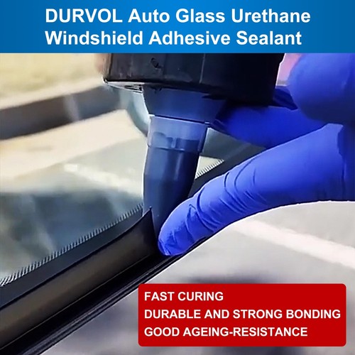 DURVOL Auto Glass Urethane Windshield Adhesive Sealant Pack of 1 Black ...