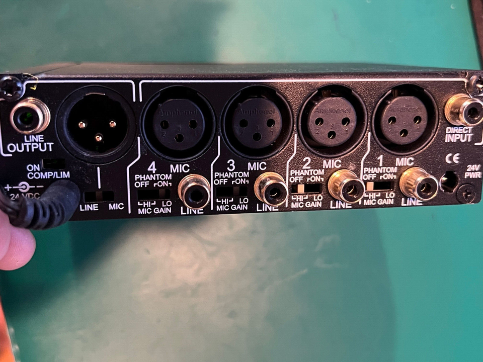 RDL RU-MX4 Professional 4 Channel Line Level Mixer - Mic & Line Out | eBay